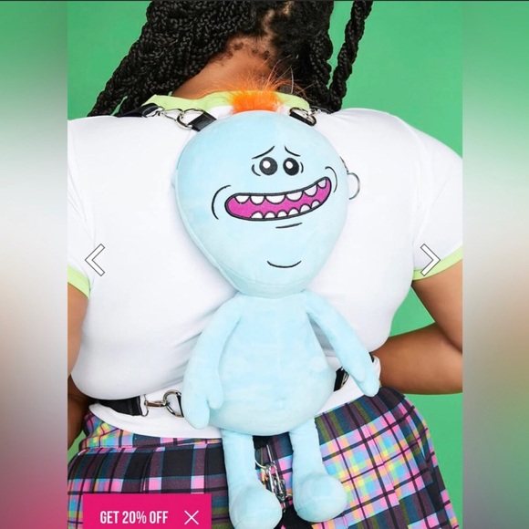 Dolls Kill | Bags | Mr Meeseeks Plush Backpack | Poshmark